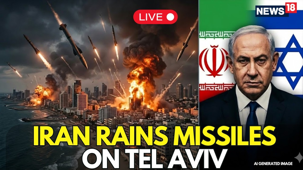 ISRAEL STUNNED! | LIVE: Iran Launches Massive Missile Barrage on Tel Aviv Amid Escalating War | N18G