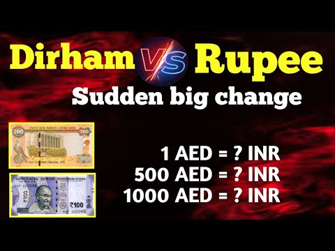 Increased a lot | dubai dirham rate in india today | AED to NIR rate | dirham rate in india today