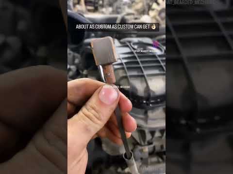 Custom Dipstick Repair • #ThatBeardedMechanic #Funny #Shorts