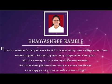 IET, Pune: DASDM, DAC, Classroom Program