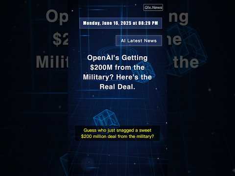 OpenAI's Getting $200M from the Military? Here's the Real Deal. OpenAI USDODContract MilitaryAI