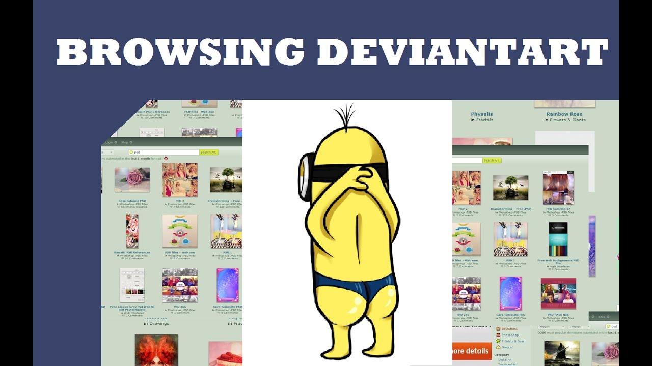 Browsing Deviantart: Minions and More!