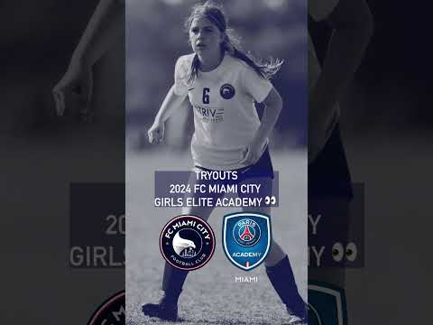 Join the FC Miami City Girls Elite Academy for the 2024 - 2025 season! 🌟⚽️