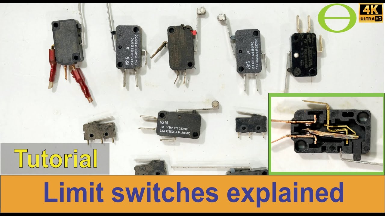 What is a limit switch and how does a limit switch work? Practical examples shown.