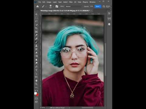 How to change hair color in photoshop 2024 #photomanipulation #shorts #tutorial #photoshop #viral