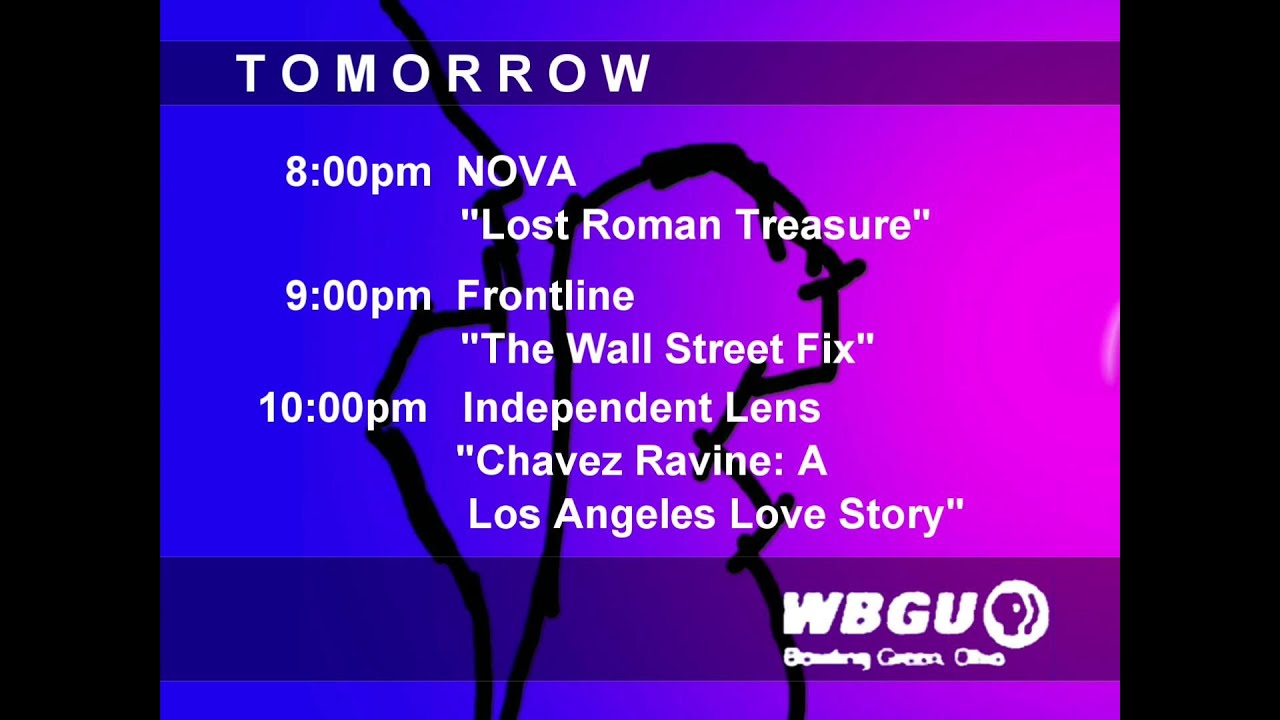 PBS Program Schedule Bumper (2004-2005 WBGU-TV / My Complete Remake Version)