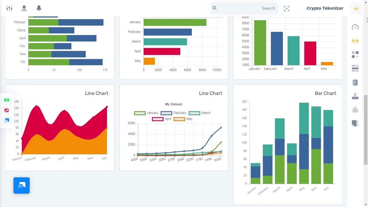 Crypto Tokenizer Bootstrap 5 Dashboard Template with  RTL Light Theme