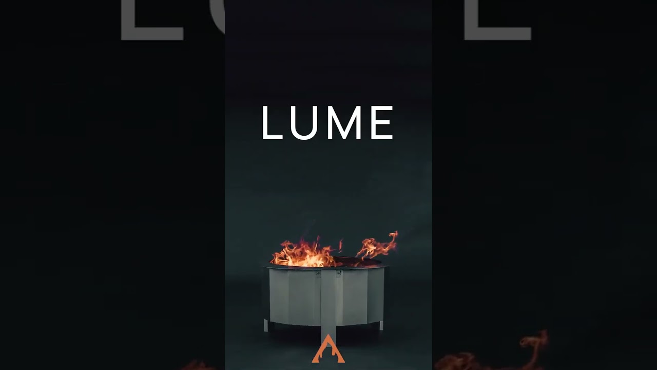 LUME  Smoke Less Wood Burning Fire Pit #realfyre #fire #firepittable #bestfirepit #flameauthority