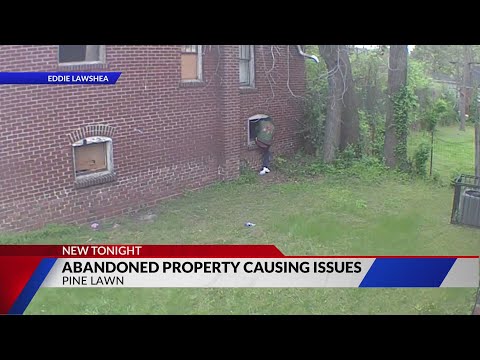 Abandoned property causing issues in Pine Lawn, neighbor demands action