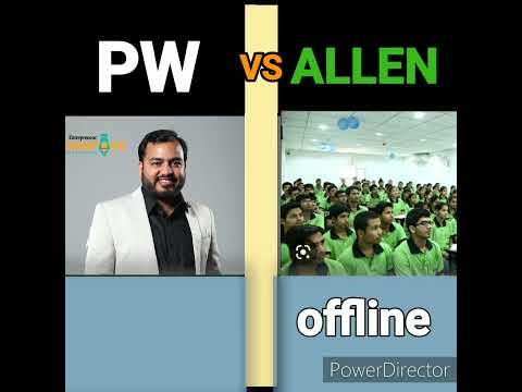 WHO IS BEST COACHING FOR IIT JEE OR NEET | PW VS ALLEN #shorts