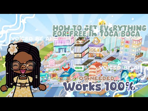 { How to get everything for free in Toca boca ???????????? | Works ????% | Voiced by goofy AI ????️| Itz Angel }