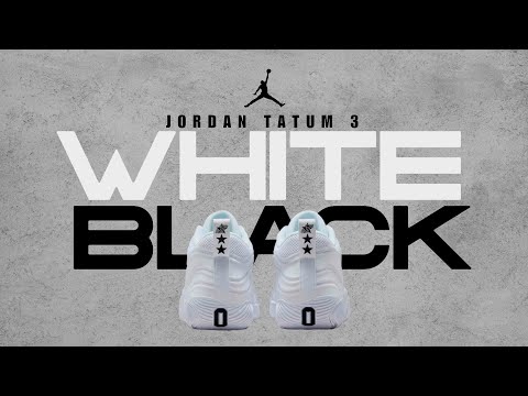 Jordan Tatum 3 WHITE AND BLACK 2025 – Cleanest Colorway Yet?