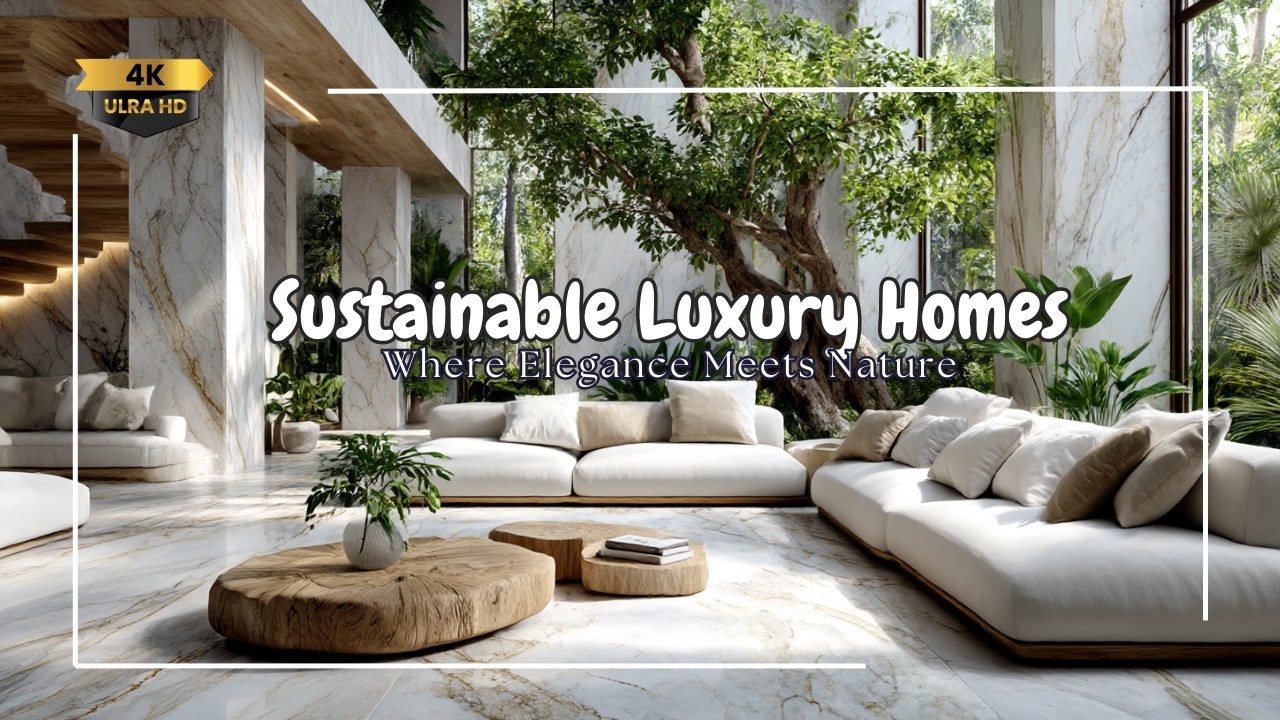Sustainable Luxury Home Design Ideas | Elegant Nature-Inspired Interiors with Modern Eco Touch