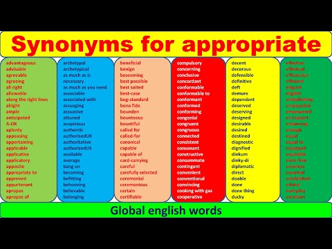 30 synonyms for appropriate|antonyms synonyms for competitive exams|synonyms antonyms for daily use
