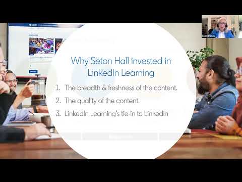 Seton Hall's Integration of LinkedIn Learning Across the Campus