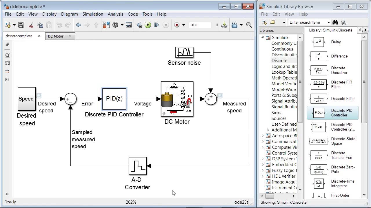 PID Controller Design for a DC Motor (Previous Release)