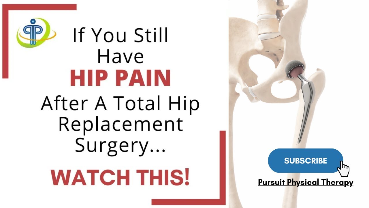 What To Do If You Still Have Pain After A Total Hip Replacement | Orlando Hip Pain Treatment