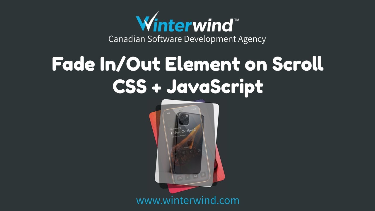 Fade In/Out Element on Scroll with CSS & JavaScript