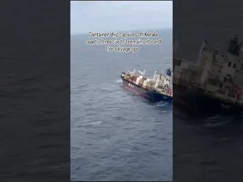MSC Elsa 3, vessel developed heavy list to Starboard side. Coast guard was able to save the crew