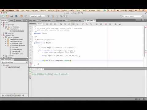 ASCII in java