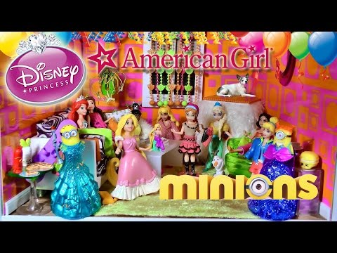 Rapunzel Tangled Disney Princess MagiClip Dolls MINIONS American Girl ...