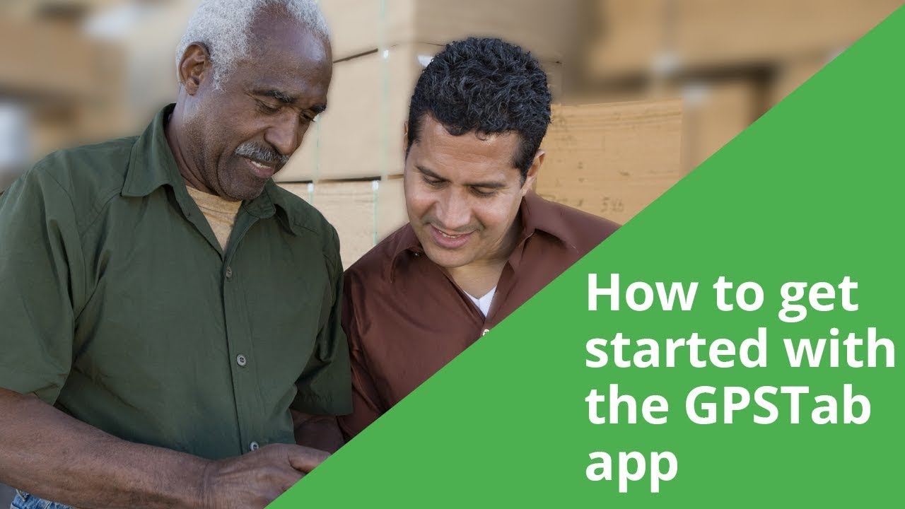 How to get started with the GPSTab mobile app