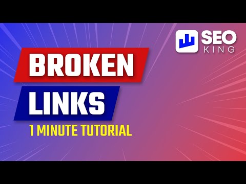 Fix Broken Links with SEO King