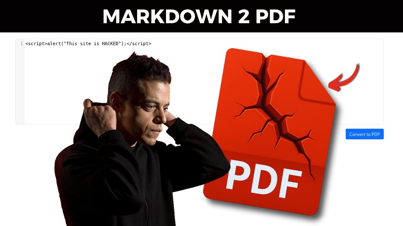 This Markdown-to-PDF Site Is Vulnerable to Code Injection | TryHackMe - MD2PDF