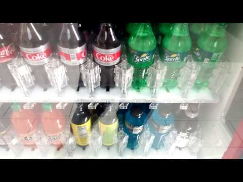 Dixie Narco BevMax 4 Glass Front (Coca-Cola) Vending Machine @Ontario Mills Mall - Ontario, CA USA