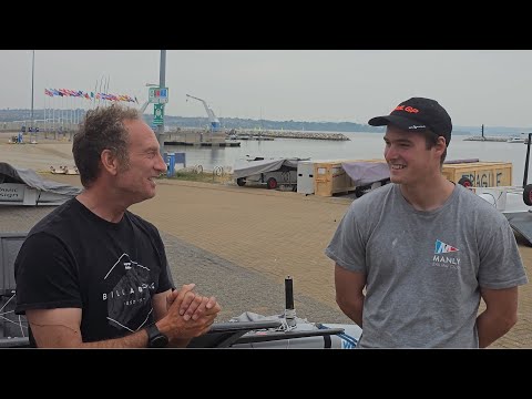 Mathias Coutts NZL at the Moth UK Open & World Championships 2023