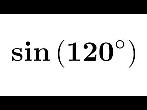 sin120 | sin(120)| sine of 120 degree | First Method
