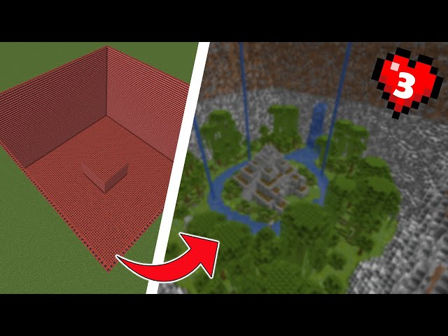Jungle Temple in the Cave (downdoable) Minecraft Map