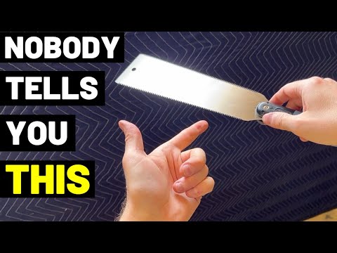 JAPANESE SAW vs. WESTERN SAW...One Small Difference Separates Hand Saws...But Which Should You Buy?!