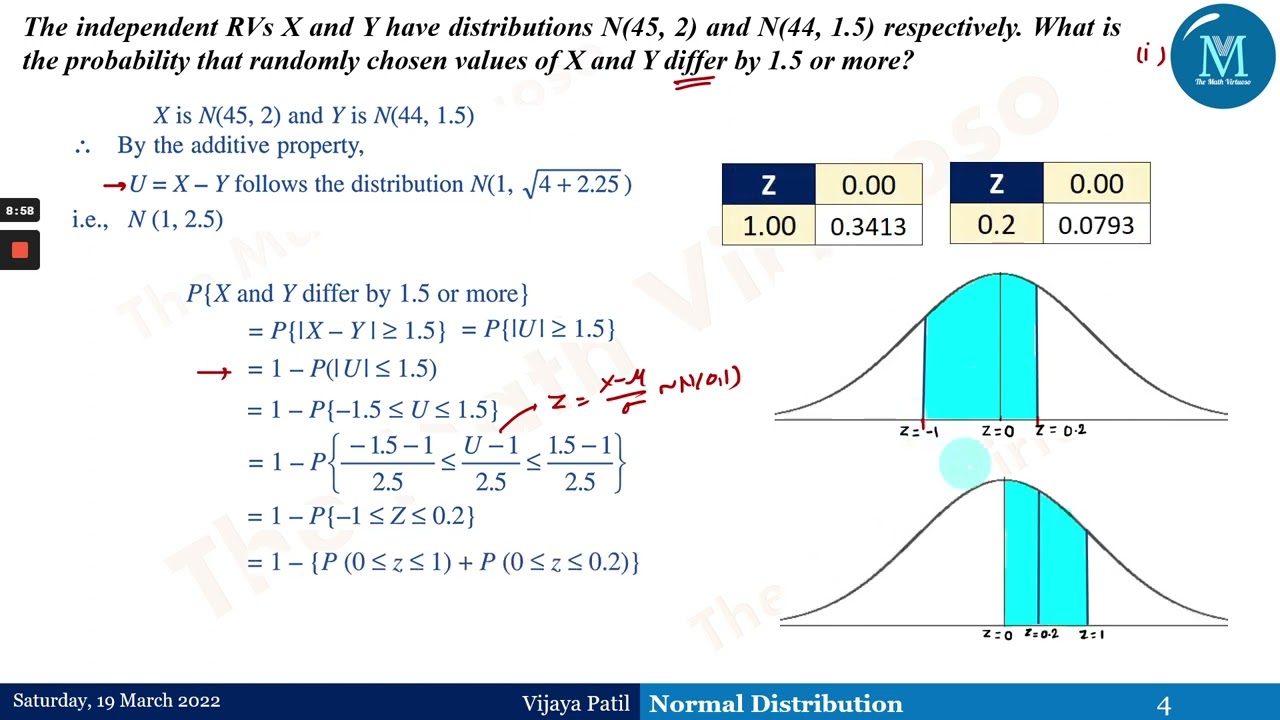 Probability Distributions | Normal Distribution | Problems Part 1