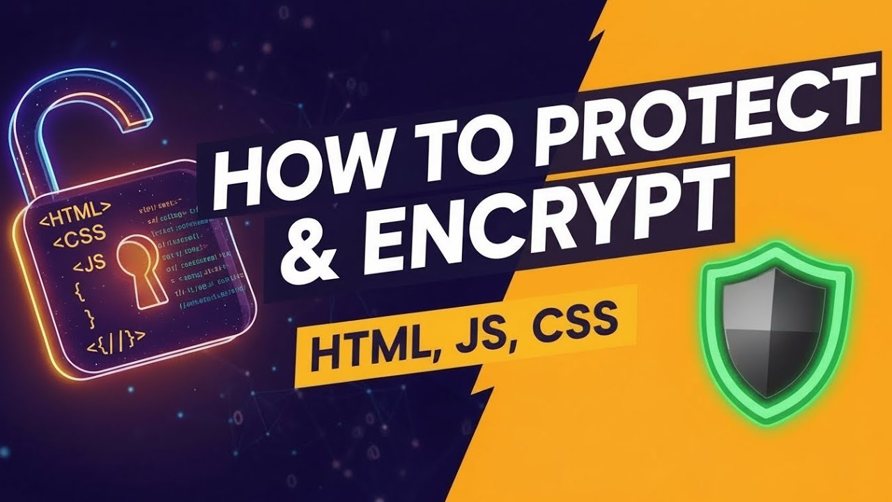 How to Protect or Encrypt Your Web Page (HTML, JavaScript, and CSS)