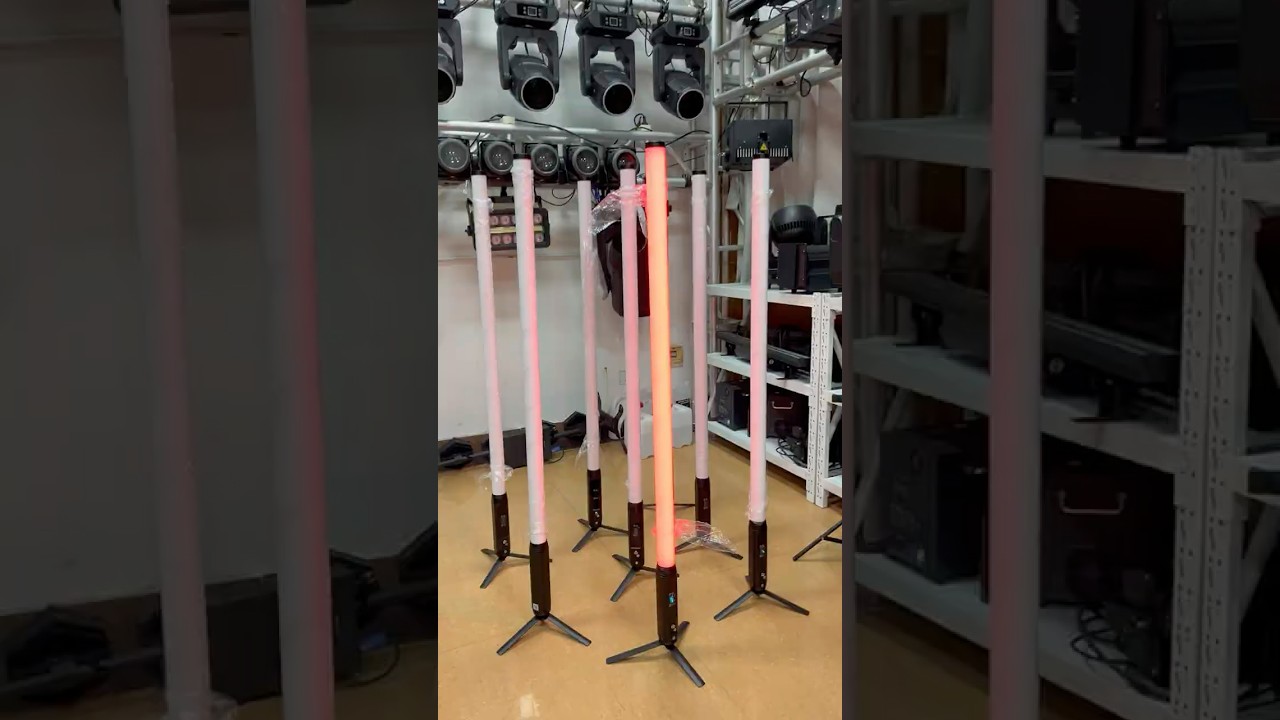 Wireless 360° RGBWA Pixel LED Bar Tube Light For DJs, Clubs, And Events