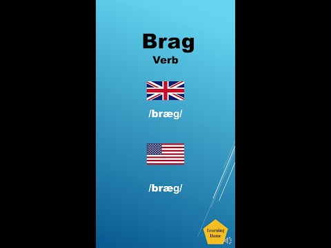 Brag meaning pronunciation and synonyms #Shorts
