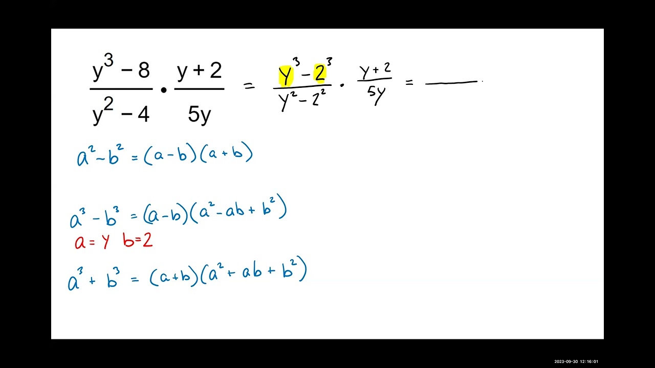 Precalculus Section P.6 Example - Multiply Rational Expressions