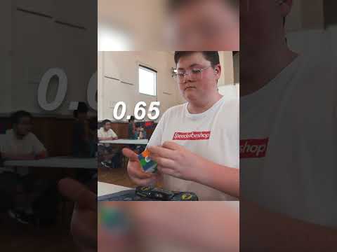 Rubik's Cube Solved in 3 Seconds Slow-motion