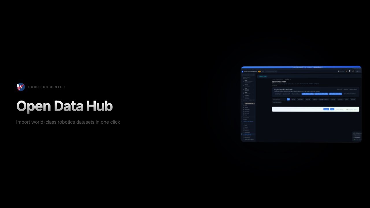 #09 Open Data Hub — Robotics Center Platform Tutorial