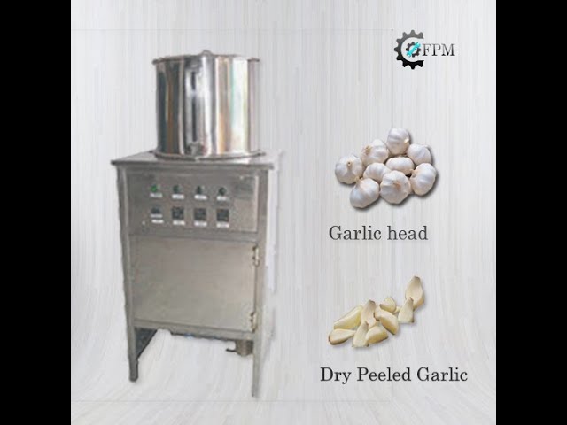 Garlic Processing Plant - Dry Garlic Peeling Machine 50 - 80 Kg/Hr ...