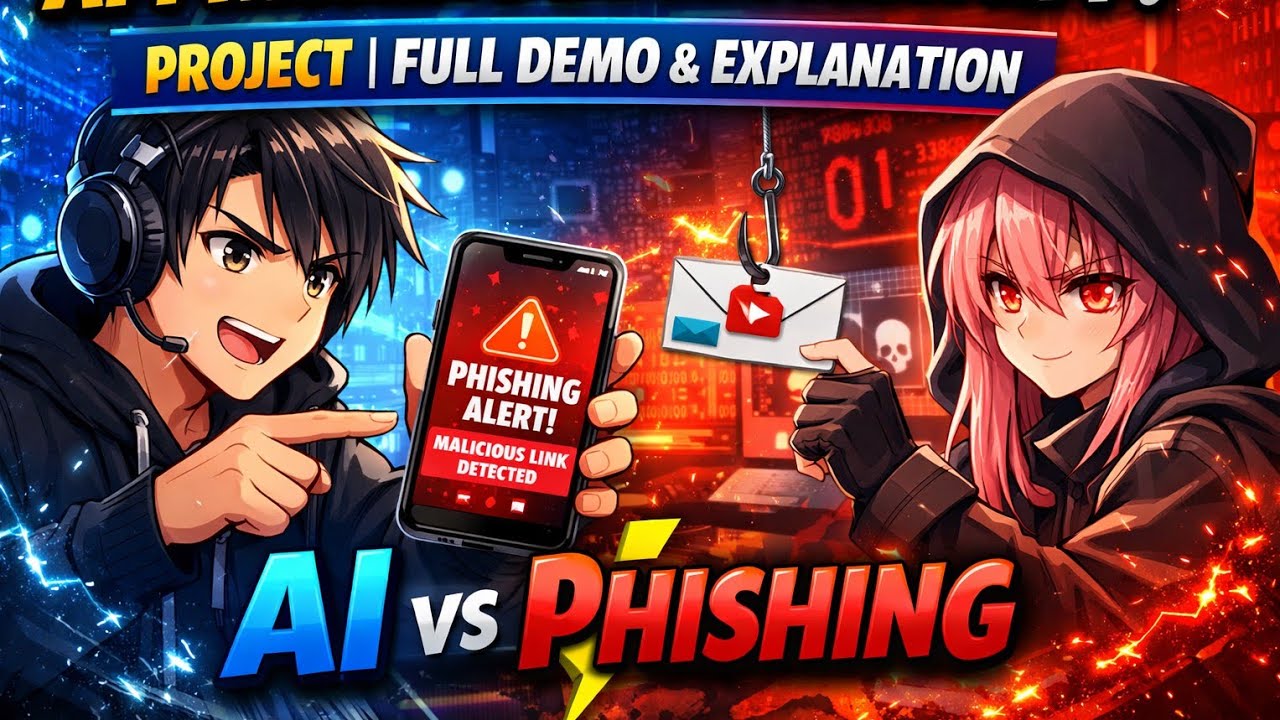 Built an AI Phishing Detection App 📲 Project | Full Demo & Explanation | AI vs Phishing ⚡