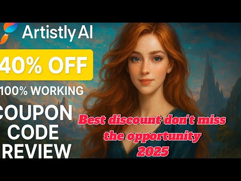 🎨 Artistly AI Coupon Code 2025 – 40% OFF Verified Promo | Best AI Art Generator for Creators