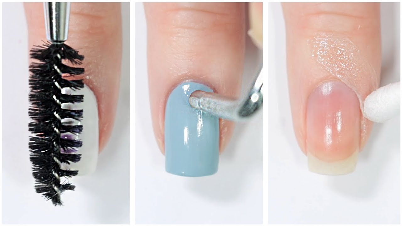 NAIL HACKS 2025 💅🏻 Using ODD Household Items For Nail Art!