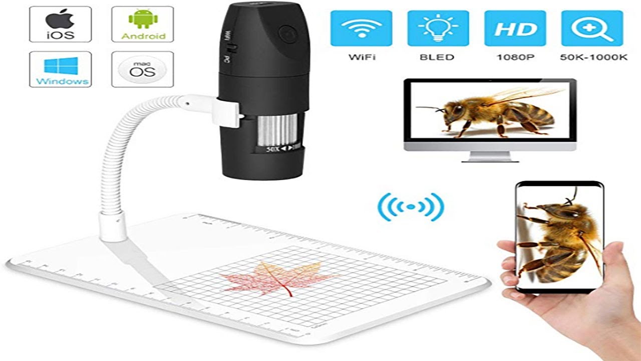 Review & Demo Of The Wireless Digital Microscope/Camera By Vilgen! Great For iPhone Repairs!