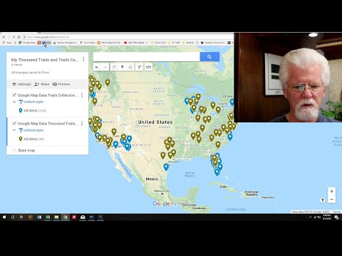 How to Import Thousand Trails Campsites into Google Maps