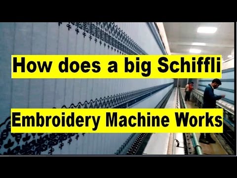 Schiffli Embroidery Machine - Computerized Schiffli Embroidery Machine ...