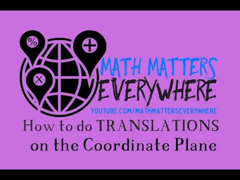 How to do Translations in Geometry Video