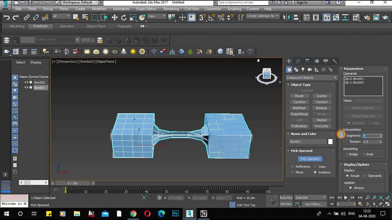 3DS MAX -19. Compound Objects ( Part - 5 )