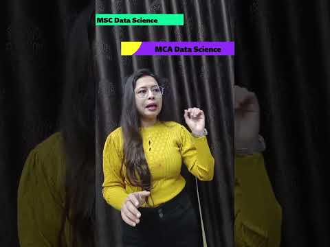 MSc Data Science & MCA Data Science Difference/Learning Experience/Placement Options